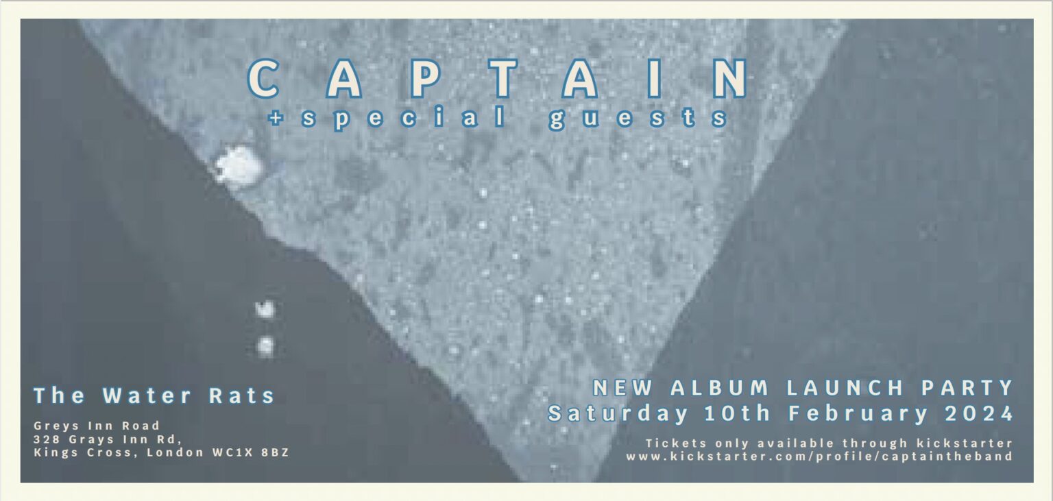 Captain are back with a new single and album fundraiser - Brighton Source