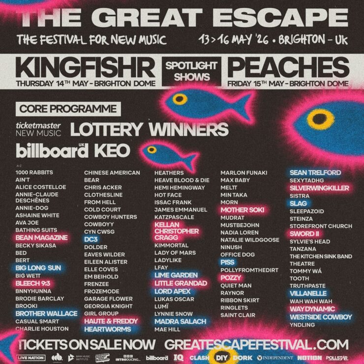 Peaches Leads The Charge In The Great Escape Line Up Announcement ...